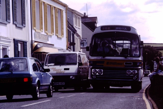 1980S NORTH DEVON Expressway Bristol Original Bus Coach Slide Ref 8594 ...