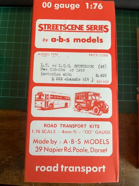 ABS STREET SCENE SERIES - kit 421 (see label in photo) - 4mm metal £30. ...