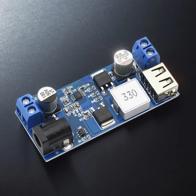 - DC-DC 24V/12V To 5V 5A Step-down Power Supply Module USB Voltage ...