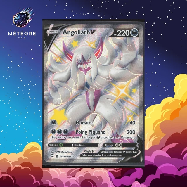 CARTE POKÉMON ANGOLIATH V SV116/SV122 Epée & Bouclier Déstinées ...