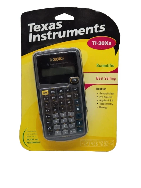 TEXAS INSTRUMENTS TI-30XA Scientific Calculator. New Old Stock Vintage ...