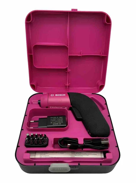 BOSCH IXO COLOUR Edition 3,6V 1,5Ah Lithium-Ionen Akku-Schrauber pink ...