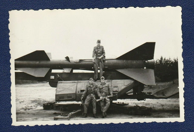 PHOTO NVA SOLDIERS before NVA anti-aircraft missiles 2 x original photo ...