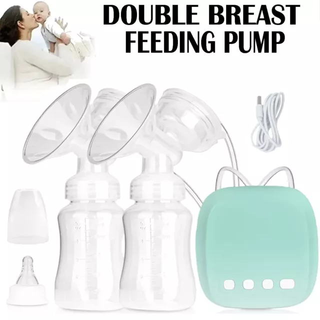 ELECTRIC BREAST PUMP Double Side Automatic Milk Suction Baby Feeding ...