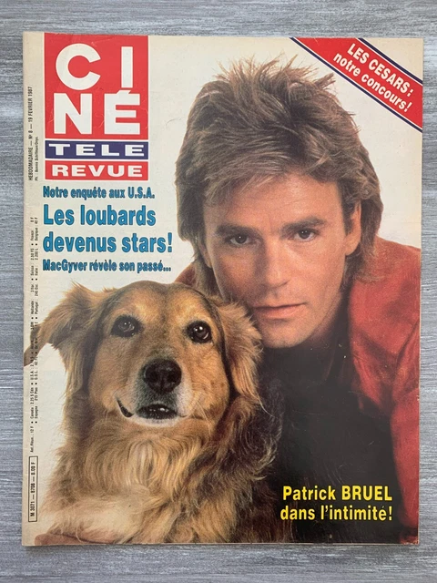 1987 CINI TELE REVUE French TV Magazine VG/FN 5.0 Richard Dean Anderson ...