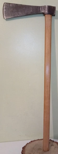 OUTIL ANCIEN GROSSE Hache en acier forgé de Bûcheron gravée REVOLLIER ...