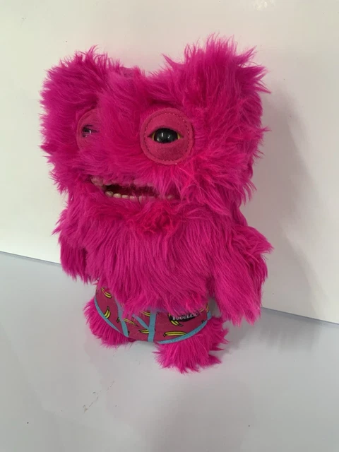 FUGGLER MR BUTTONS Budgie Pink Funny Ugly Monster Soft Toy Plush Hot ...