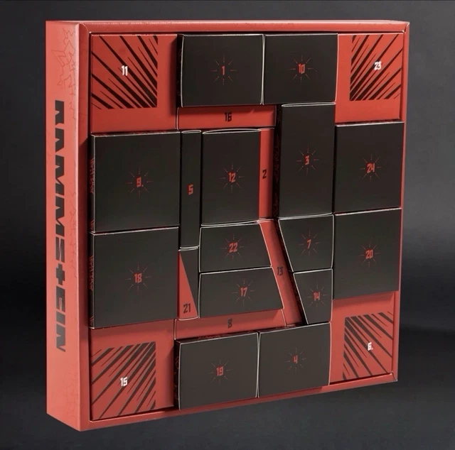 RAMMSTEIN ADVENTSKALENDER 2025 Limited Edition Kalender Advent calendar ...