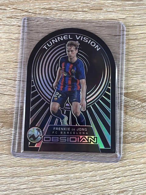 FRENKIE DE JONG /115 Tunnel Vision Panini Obsidian 2022-23 Barcelona No ...