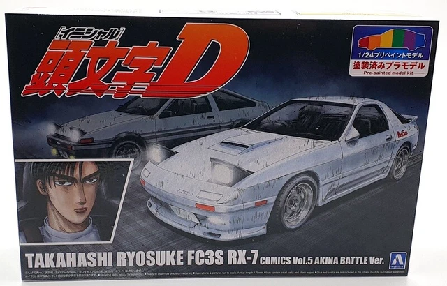 AOSHIMA 1/24 SCALE Model Kit I-SP2 Initial D Mazda FC3S RX-7 T.Ryosuke Vol.5 EUR 79,32 - PicClick DE