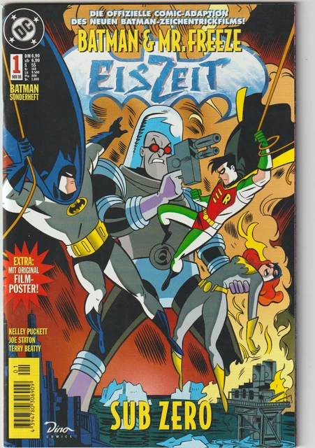 BATMAN SPECIAL ISSUE #01 Ice Age + Poster, Dino 1998 | SUB ZERO | MR ...