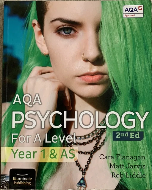 AQA A-LEVEL PSYCHOLOGY textbook year 1 AS level 2nd edition EUR 13,95 ...