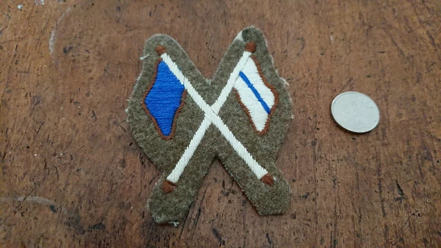 BRITISH ARMY SIGNALS Signaller Crossed Flags - Embroidered Patch £3.00 ...