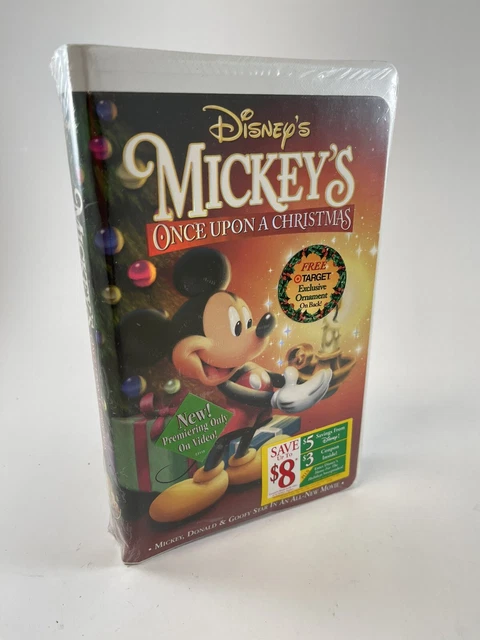 DISNEY’S MICKEY’S ONCE Upon a Christmas Movie VHS Tape Sealed New ...