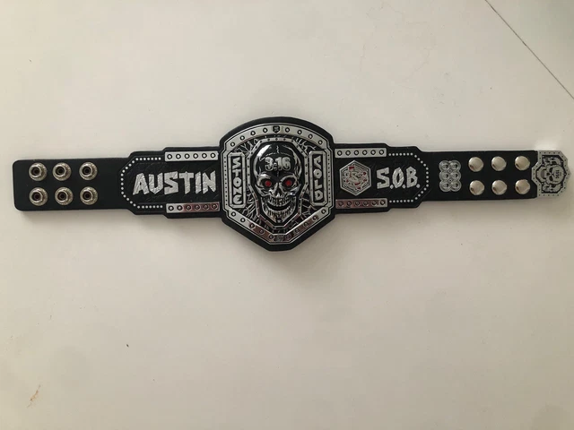 STONE COLD STEVE Austin Mini Legacy Championship Title Belt £115.00 ...