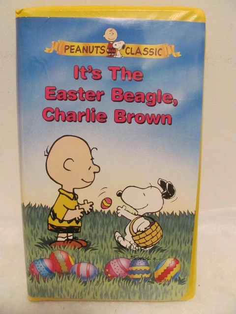 VHS PEANUTS - Its the Easter Beagle, Charlie Brown (VHS, 1997, Yellow ...