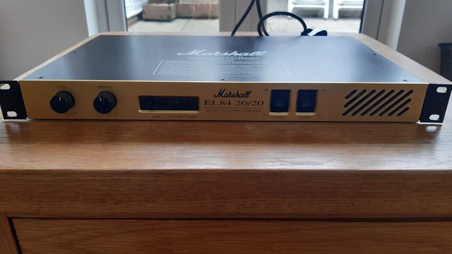 MARSHALL RACK MOUNTED EL84 20/20 valve power amplifier. £255.00 ...