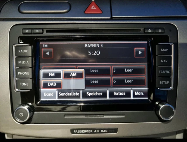 VW VOLKSWAGEN NAVIGATION RNS510 RNS 510 DAB + Golf 5 / 6 / Passat CC ...