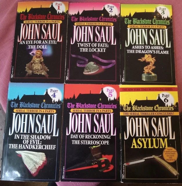 THE BLACKSTONE CHRONICLES Series by John Saul Complete Set 1-6 Lot ...