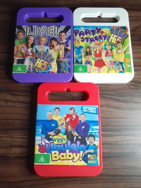 HI-5 LIVE! HI-5 Party Street and The Wiggles Ukulele Baby 3 DVD bundle ...