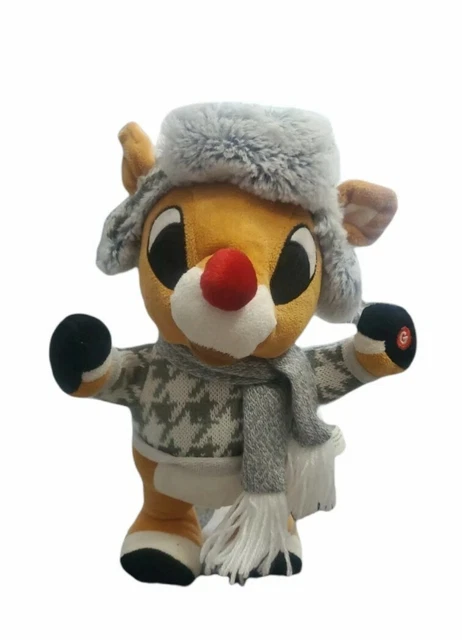 CHRISTMAS GEMMY RUDOLPH The Red Nosed Reindeer Animated Singing Dancing ...