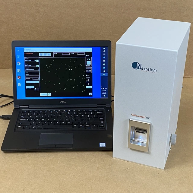 NEXCELOM CELLOMETER K2 Fluorescent Viability Cell Counter Cytometer, 60 ...