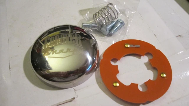 3 HOLE SMOOTH Chrome Cap/Horn Button With Forever Sharp Engraving, Hc3 ...