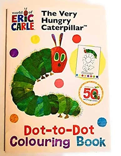 THE VERY HUNGRY Caterpillar Dot-to-Dot Colouring Book £3.49 - PicClick UK