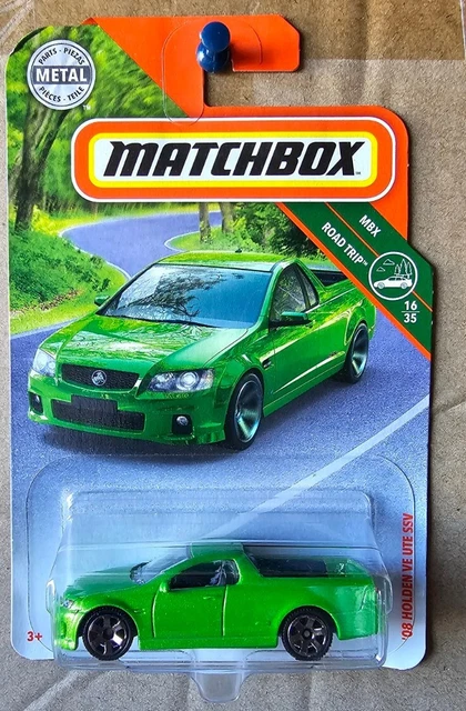 MATCHBOX 2019 - Holden Commodore Ve Ssv Ute [Green] Vhtf Near Mint Card ...