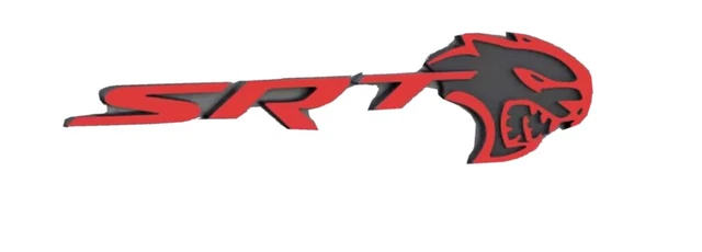 DODGE CHALLENGER/CHARGER WIDE Body Red Eye Srt Hellcat Emblem Oem EUR ...