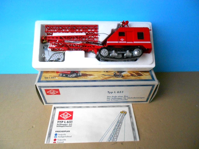 O&K SCHLEPPSCHAUFEL - Seilbagger - Typ L 651 -NZG 440/1 - Scale 1:50 ...