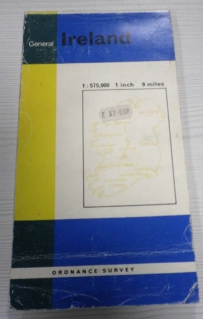 VINTAGE ORDNANCE SURVEY 1: 575,000 Map of Ireland (1964) £3.00 ...