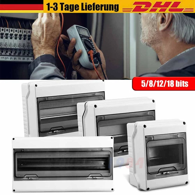 FUSE BOX IP65 wet room distribution box flush-mounted distributor small ...