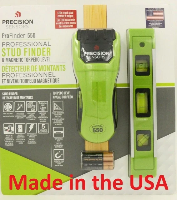 PRECISION PROFINDER 550 Professional Digital Stud Finder & Torpedo ...