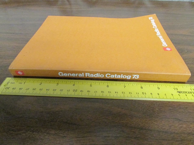 GENERAL RADIO CATÁLOGO 1973 Electrónica Prueba Equipment EUR 55,78 ...