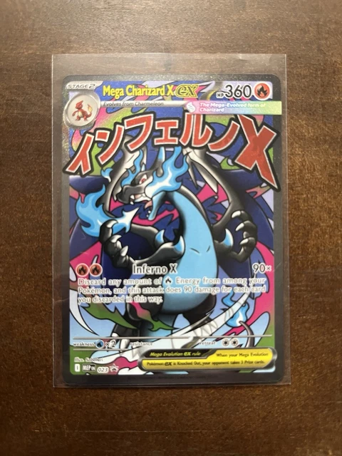 MEGA CHARIZARD X ex 023 Me: Mega Evolution Promo Holo £91.11 - PicClick UK