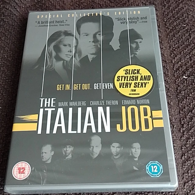 THE ITALIAN JOB [DVD] [2003] NEW Mark Wahlberg Jason Statham Charlize ...
