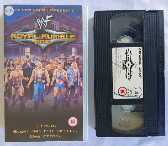 WWF ROYAL RUMBLE 2001 VHS Video - Excellent Picture Quality! - WWE WCW ...