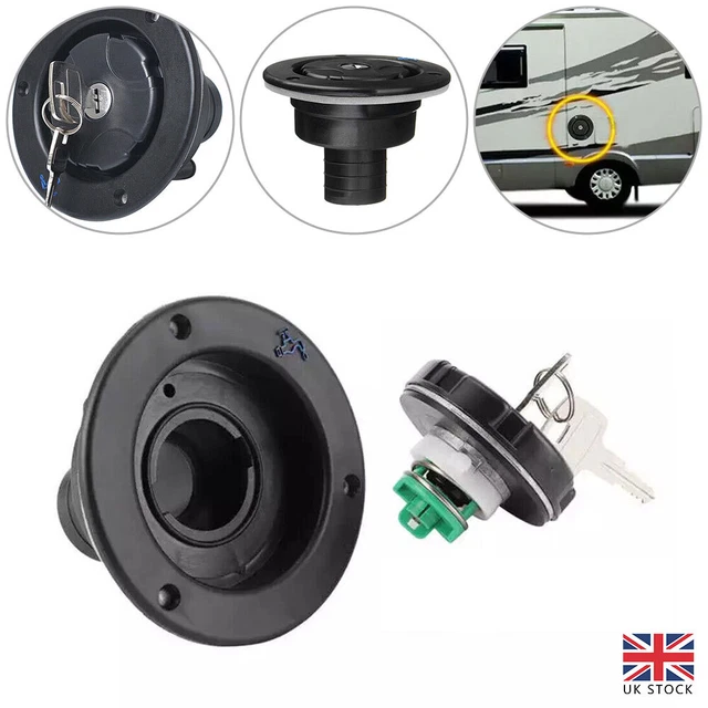 FRESH WATER LOCK Inlet Hatch Filler Cap Tank For Caravan Motorhome RV ...