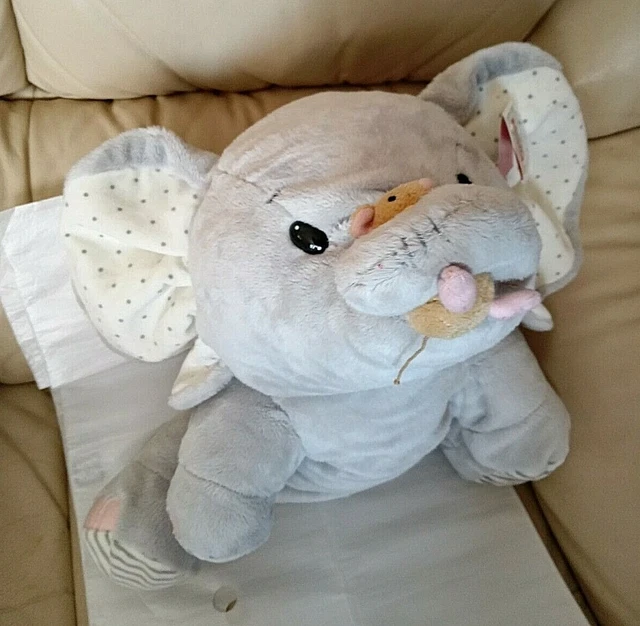ELLIOT ELEPHANT HOLDING Mouse Large 24" Soft Toy Tagged £12.99 ...