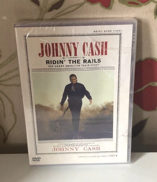 JOHNNY CASH RIDIN' the Rails American Train Story 1974 Region 2 DVD NEW ...