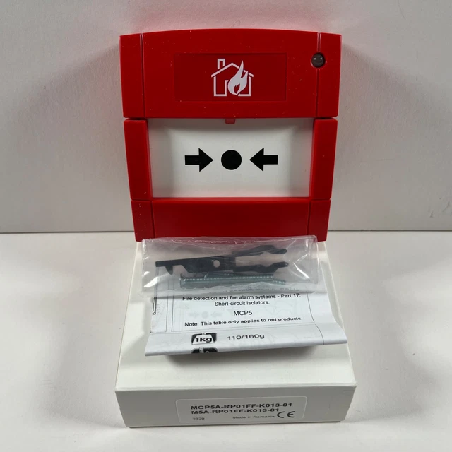 NOTIFIER MCP5A-RP01FF-K013-01 ADDRESSABLE Manual Call Point MCP5A VAT ...
