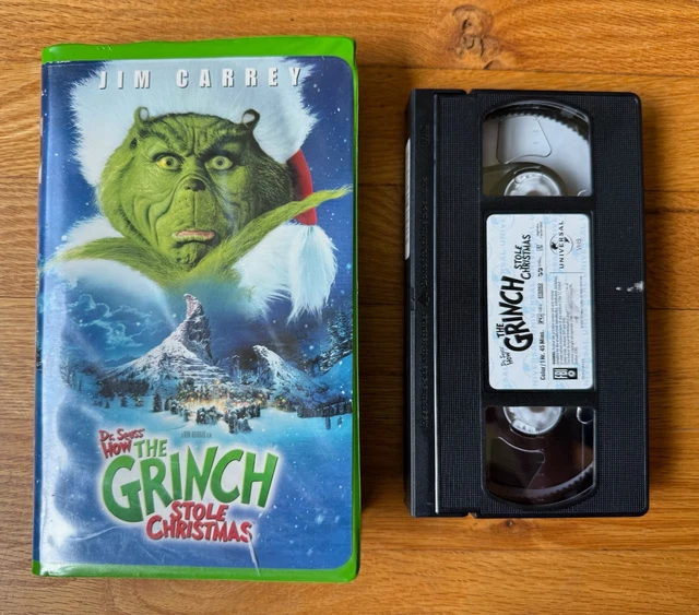 DR. SEUSS' HOW the GRINCH STOLE CHRISTMAS VHS - Green Clamshell JIM CARREY £8.04 - PicClick UK
