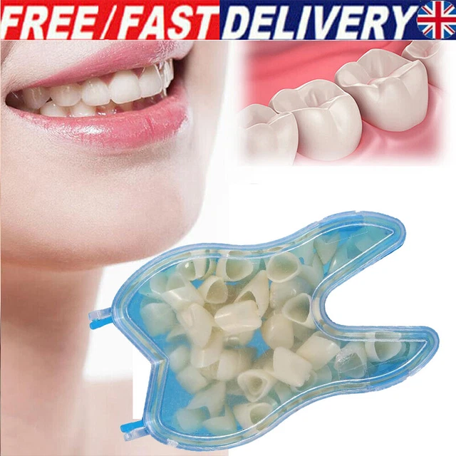 TEMPORARY CROWNS POSTERIORS Anterior Molar Resin Tooth Teeth Caps ...