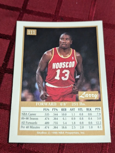 1990-91 SKYBOX LARRY Smith Houston Rockets #111 $2.99 - PicClick CA