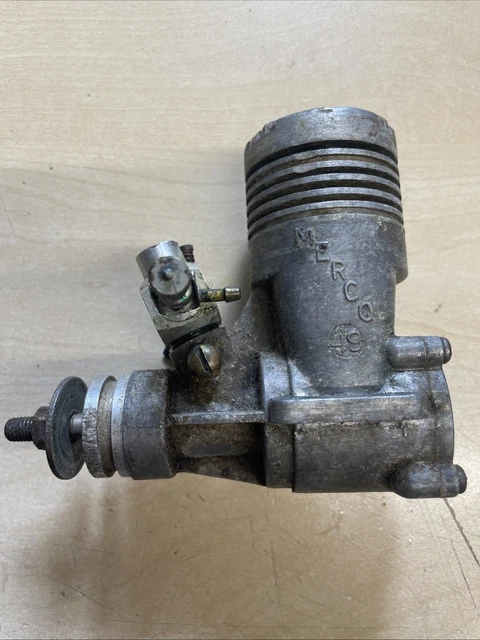 MERCO 49 TWIN Plug Nitro Two Stroke Engine Rc Plane Engine £16.50 ...