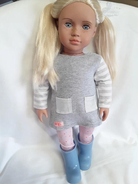 OUR GENERATION DOLL Blond Hair , Blue Eyes And Outfit Ex.con £5.00 ...