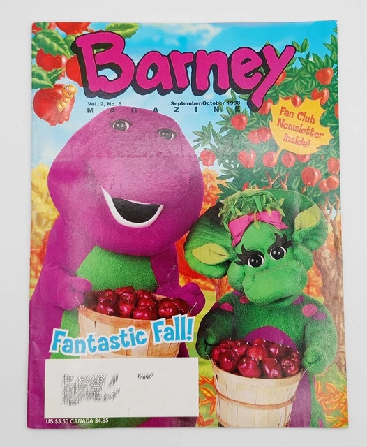 BARNEY MAGAZINE SEPT/OCT 1998 Fantastic Fall! Rare! $110.77 - PicClick CA