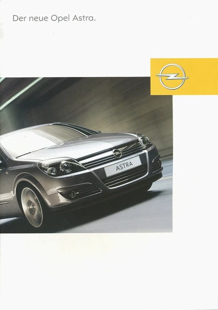 OPEL ASTRA PROSPEKT 2004 2/04 D brochure broszura catalog Katalog ...
