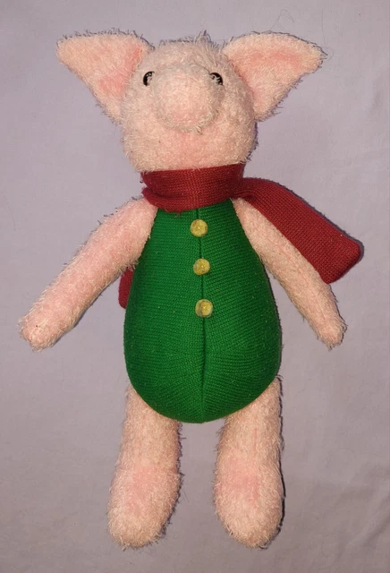 WINNIE THE POOH Christopher Robin Movie PIGLET Plush Doll Posable Arms ...